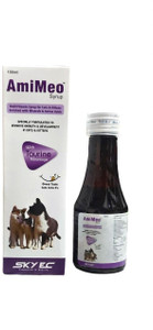 skyec AmiMeo Syrup, Multi Vitamin Syrup for cats & kittens, 100ml Pet ...