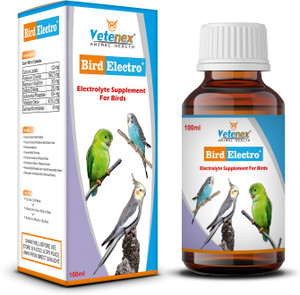 VETENEX Bird Electro Plus - Birds Electrolyte For Dehydration, Loose ...