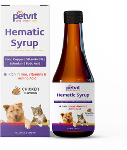 Petvit Hematic Syrup with Iron as Ferrous Sulphate Copper| All Ages ...
