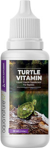 Aquanature Turtle Vitamin Supplement Liquid for Reptiles 30ml Turtle ...