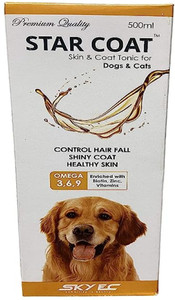 skyec Star Coat Omega 3 + 6 Syrup for Dogs and Cats Pet Health ...