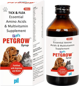 Tick & Flea Pet Grow Syrup | A Complete Nutritional Supplement for Cats ...