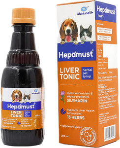 MANKIND Hepamust Syrup for Dog & Cat 200ml Pet Health Supplements Price ...