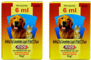 HAUSTIER KUMPEL Ridd Anti Tick And Flea Solution 6 ml Pet Coat Cleanser ...