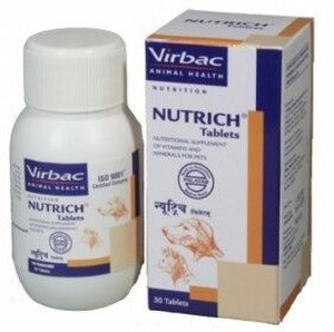 Virbac Nutrich 30 Tablets Pet Health Supplements Price in India - Buy ...