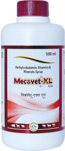 MECOVETCARUS Mecovet XL Mecobalamin Vitamin & Mineral Syrup For Small ...