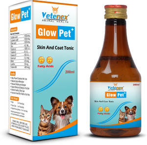 VETENEX Glow Pet Plus - Skin & Coat Tonic For Dogs, Puppy and Cats ...