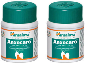 PetsFriend Himalaya Anxocare Vet Tablet (60 Tablets) (Pack of 2) Pet ...