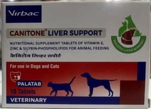 Virbac CANITONE- LS LIVER SUPPORT TABS FOR DOGS 30 TABS Pet Health ...