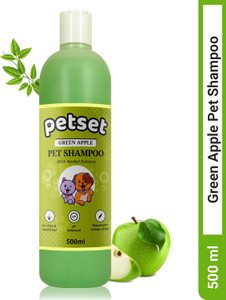 Petset Green Apple Cat & Dog Shampoo for Shiny Smooth Hair, pH Balanced ...