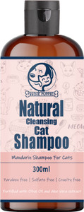 Foodie Puppies Natural Cleansing Cat Shampoo - 300ml| Paraben, Sulfate ...