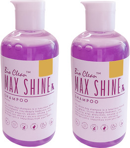 Pet Needs Bio Clean Max Shine Dog Shampoo-200 ML- Pack of 2 ...