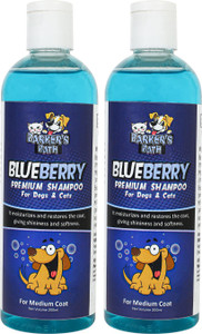 BARKER'S BATH Blueberry Dog Shampoo & Conditioner for Smooth & Shiny ...
