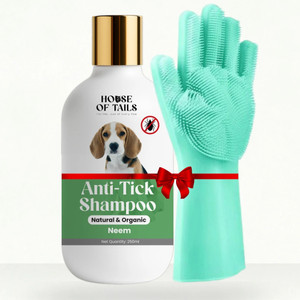 House Of Tails Anti-Tick Pet Shampoo | Helps in Tick Removal & Keeps ...