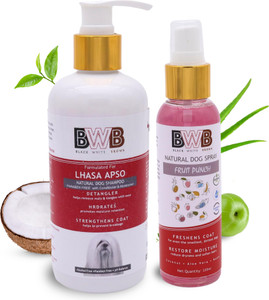 BWB BLACK WHITE BROWN BWB LHASA APSO SHAMPOO with Free Deo Spray Anti ...