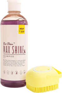Pet Needs Bio Clean Max Shine Dog Shampoo With Shampoo Dispenser Brush ...