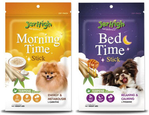 jerhigh Jerhigh Morning & Bedtime Stick Combo Pack of 2 Chicken Dog ...