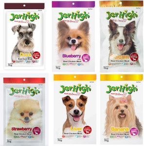 jerhigh Treats Duck, Bacon, Strawberry, Blueberry, Liver, Banana Dog ...