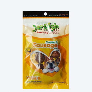 jerhigh Jerhigh Cheese and Sausage Dog Treat - 100g Cheese Dog Treat ...