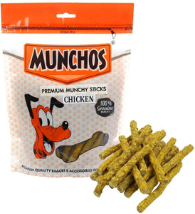 Munchos MUNCHOS Premium Munchies Stick for Dogs, Chicken Flavor (pack ...