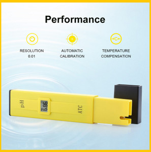 Parijata PH Meter 1-14 pH pen tester pocket digital pH metre for RO ...