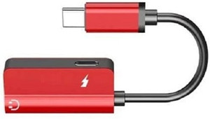 ASTOUND Red Integrated Decoder Chip TYPE-C To 3.5mm Jack Phone ...