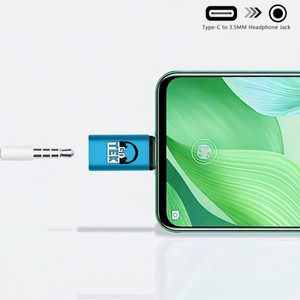 GD Tek Blue Type - C to 3.5mm Female Adapter, Type C Audio Headphone ...