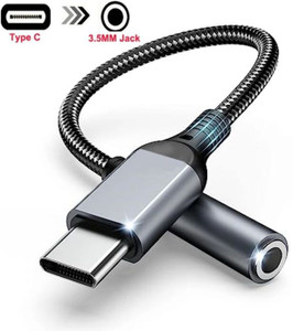 TECHGEAR Black USB Type C to 3.5mm Jacks Headphone USB C Earphone Sound ...