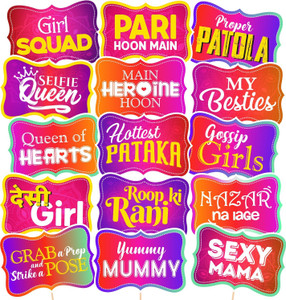 ZYOZI 15 Hello Kitty Party Photo Booth Props Decorations,Birthday Party ...