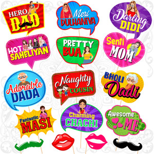 ZYOZI Mehandi Theme Photo Booth Props for Bridal Shower Decoration-16 ...