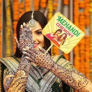 CAMARILLA Mehendi Photobooth Props/Mehendi Ceremony Photoshoot Kit ...