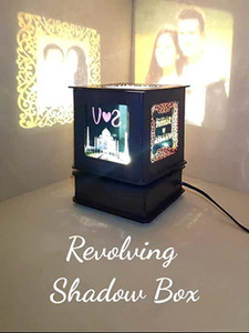 depasro Sublimation Shadow Box – Square (5×5 inch) 4 inch shadow lamp ...