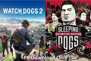 VGPCYS Watch Dogs 2 and Sleeping Dogs Definitive Edition Top Two Game ...