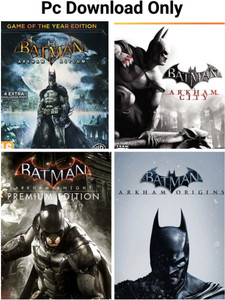 2Cap Batman Arkham Knight, Origins, Asylum & City Combo Offline Pc Game ...