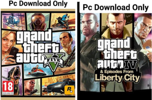 2Cap GTA 5 & 4 Pc Game Download (Offline only) No CD/DVD/Code (Complete ...