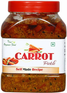 True Organic Food Homemade Oragnic Fresh and Pure Carrot Pickle Gajar ...