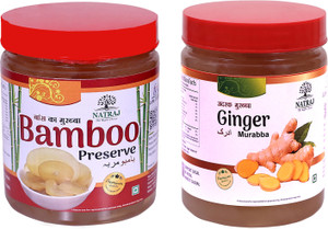 NATRAJ The Right Choice BANS and GINGER Murabba 500gm Pack of 2 Bamboo ...