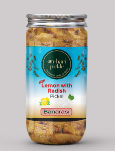 ACHARI PICKLES Lemon With Radish Mix Pickle Banarasi(400 GM) Ghar Ka ...
