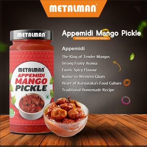 METALMAN Appemidi Homemade Mango Pickle Mango Pickle Price in India ...