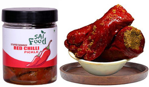 SAI Food Stuffed Banarasi Red Chilli Pickle Natural Lal Mirch Ka Achar ...
