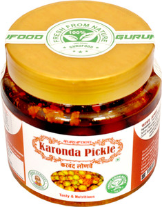 gurufood Karonda Pickle Kul, Green Chilli Pickle Price in India - Buy ...