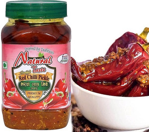 Natural Taste Organic Stuffed Red Chilli Pickle Masala Lal Mirch Ka ...