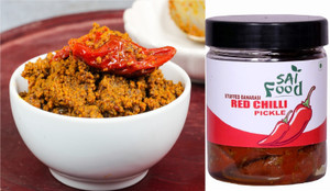 SAI Food Stuffed Red Chilli Pickle Banarasi Lal Mirch Ka Achar Fresh ...