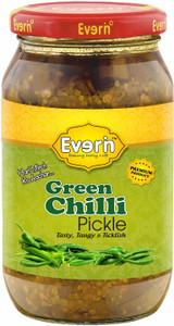 Everin Homemade Tasty Tangy and Ticklish Green Chilli Pickle Price in ...