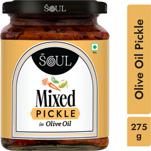 SOUL Mixed Pickle in Olive Oil 275 Grams Mango Pickle Price in India ...