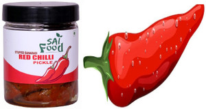 SAI Food Stuffed Red Chilli Pickle Homemade Fresh Banarasi Lal Mirch Ka ...