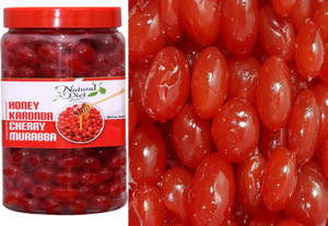 Natural Diet Karonda Red Cherry Murabba Glazed Candied Karonda Cherry ...