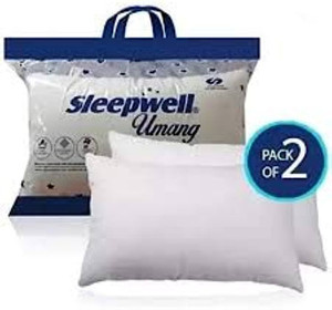 Sleepwell Pillow Set || Comfort And Support Pillow Microfibre Solid ...