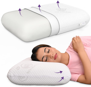 MY ARMOR Orthopedic Memory Foam Pillow, King Extra Thick- 23.5"x 15.5"x ...