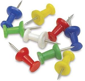 Flipkart.com | BanteyBanatey Thumb Pin / Plastic Head Thumb Push Pin ...